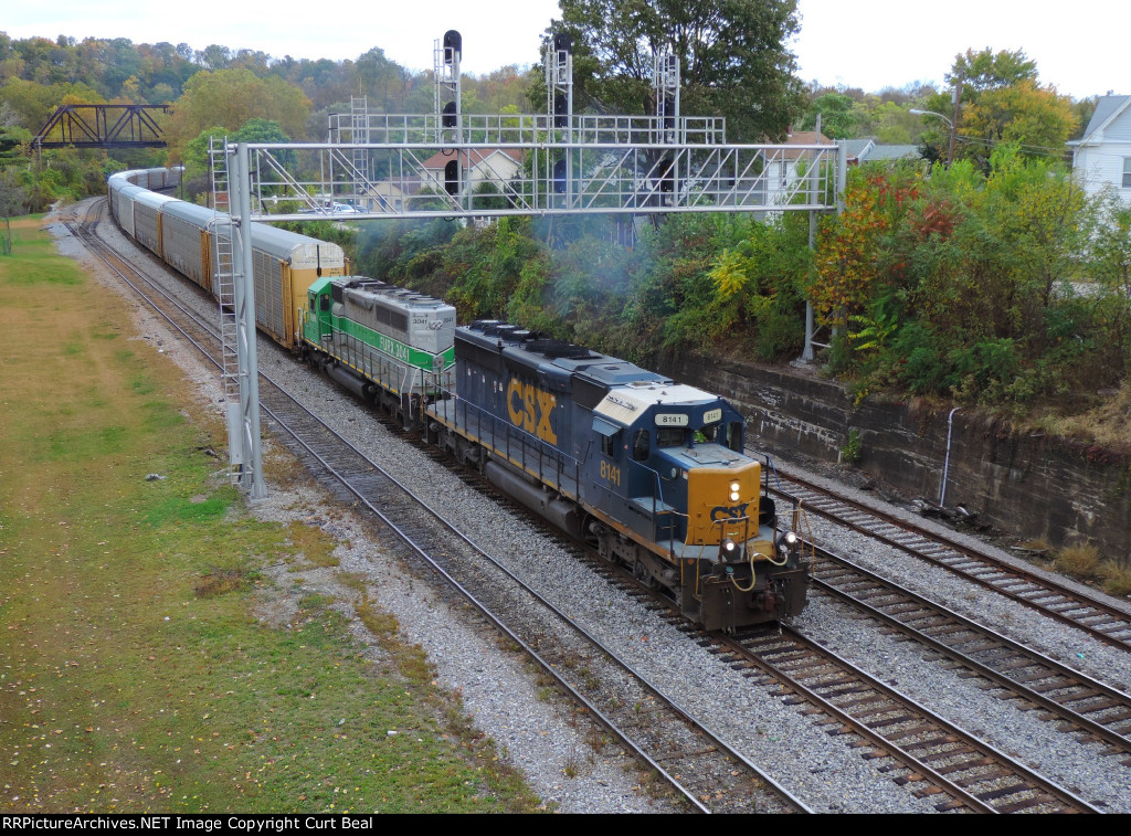 CSX 8141 and FURX 3041